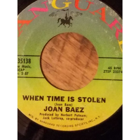 Vanguard Records | Media | Vintage Record Vinyl Joan Baez 45 Rpm The ...